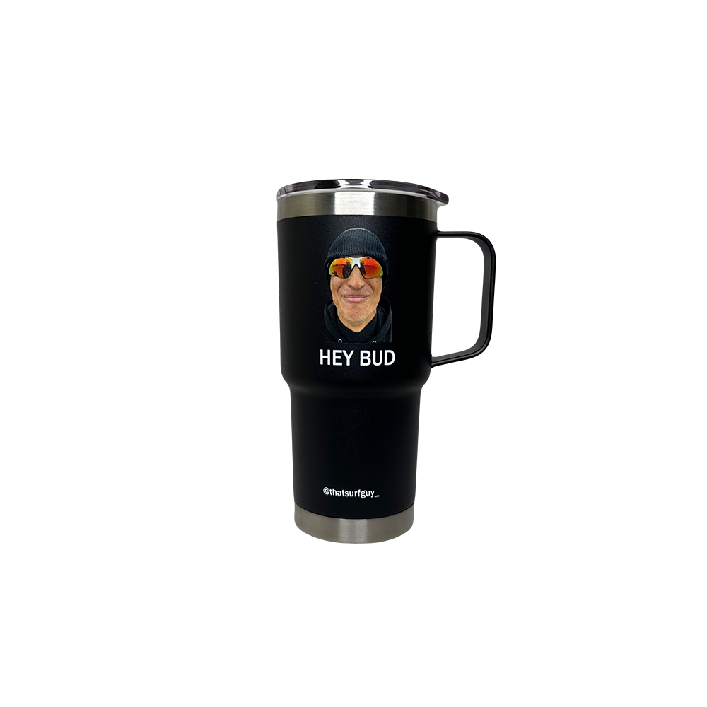 HEY BUD Smirk Face Tumbler – Shop Thatsurfguy